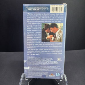 Rain Man VHS Tape 1989 - Dustin Hoffman Tom Cruise - Etsy