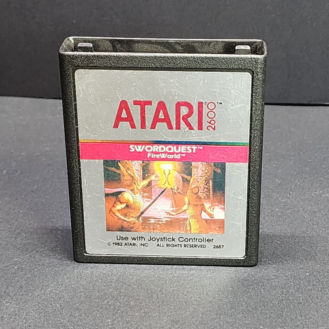 Swordquest: Fireworld Atari 2600 - Cartridge Only 1982 - Etsy
