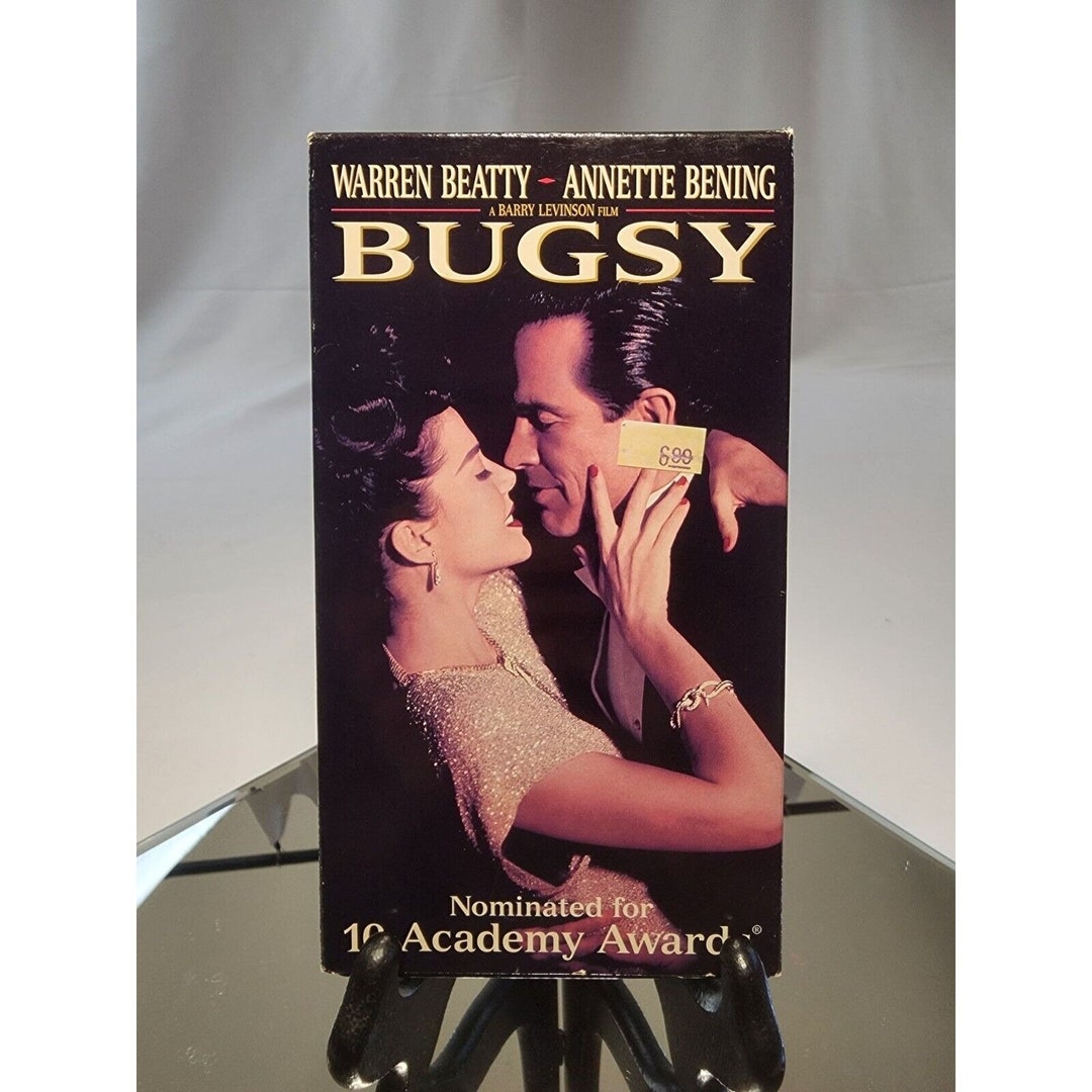 BUGSY VHS Tape 1992 Warren Beatty Annette Bening - Barry Levinson Film ...