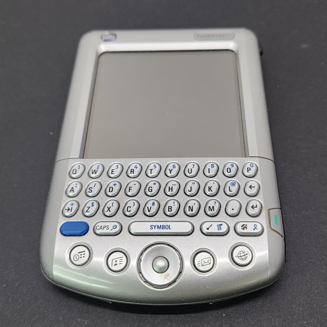 Vtg Palm Tungsten C Silver Handheld PDA Pilot Digital Organizer Stylus ...