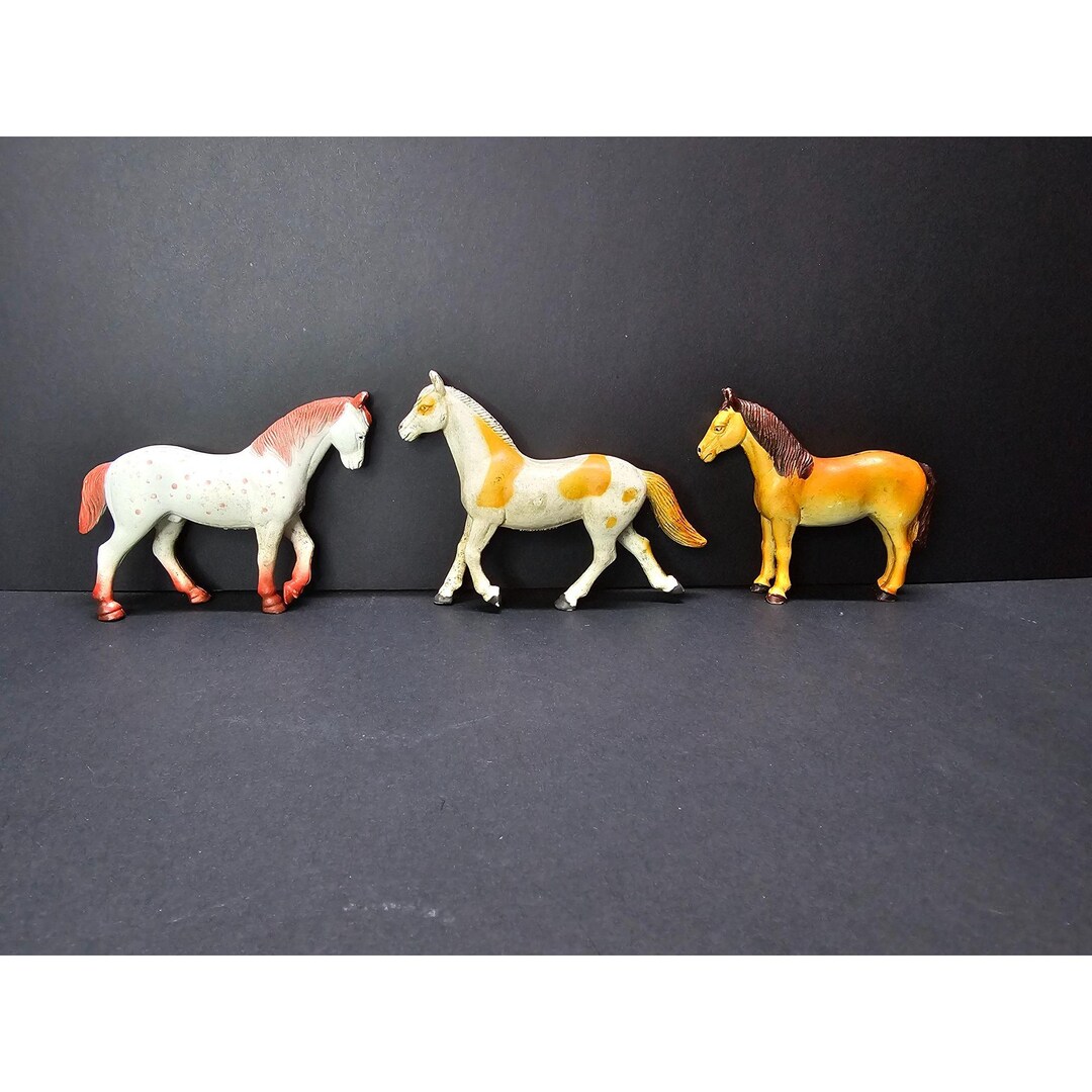 Vintage Funrise International Vinyl Horse Figure Toy 3'' Collection ...
