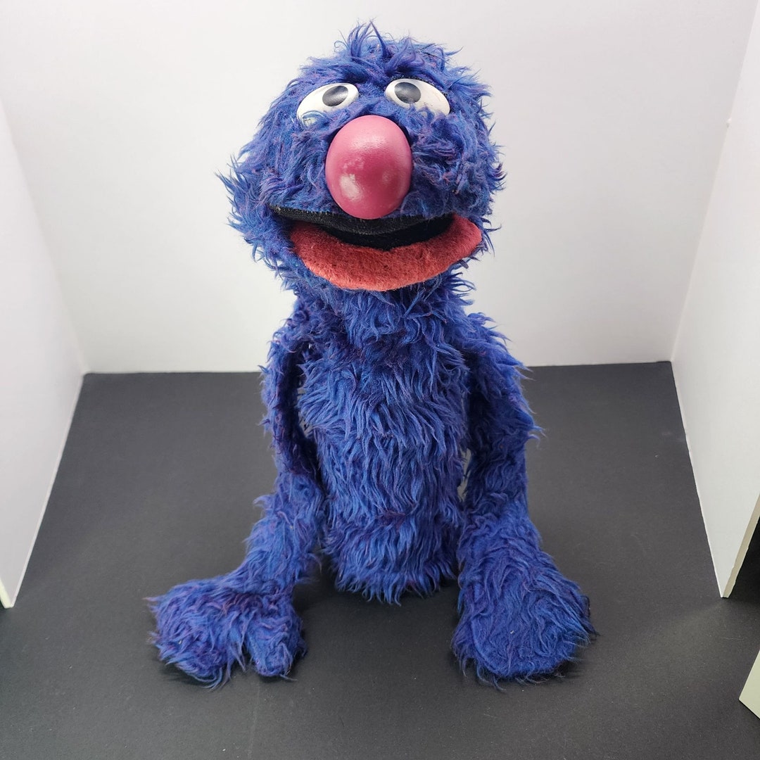Vintage Sesame Street Muppet Puppet Grover Jim Henson Made in USA - Etsy