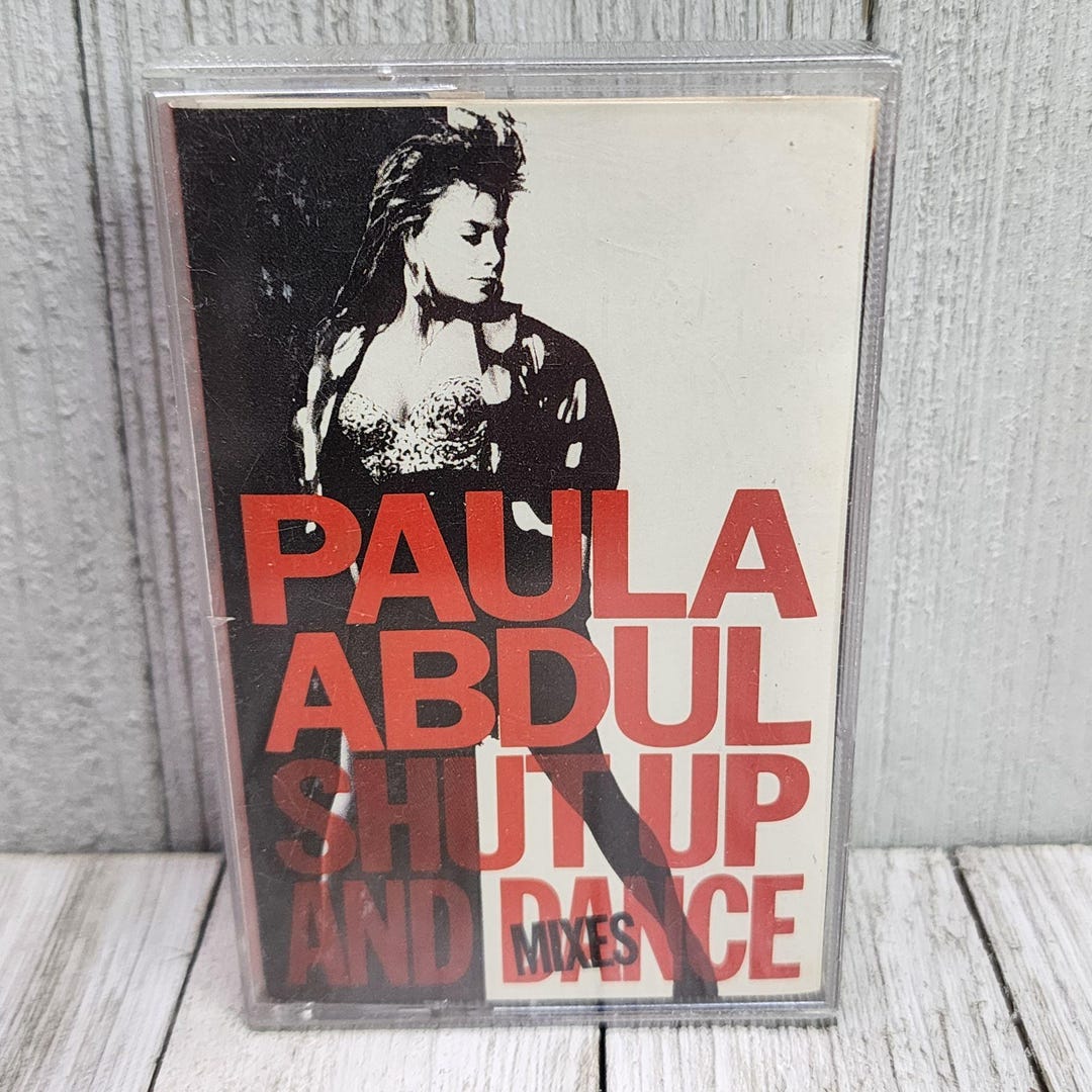 Paula Abdul Shut up and Dance Mixes Cassette Tape 1990 - Etsy