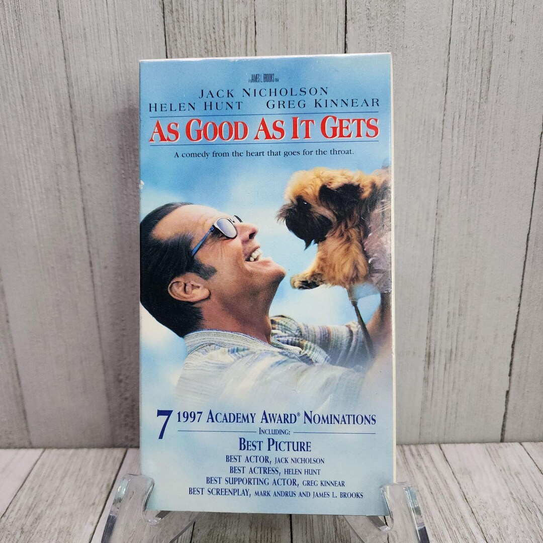 Vintage as Good as It Gets VHS Tape 1998 - Jack Nicholson - Etsy