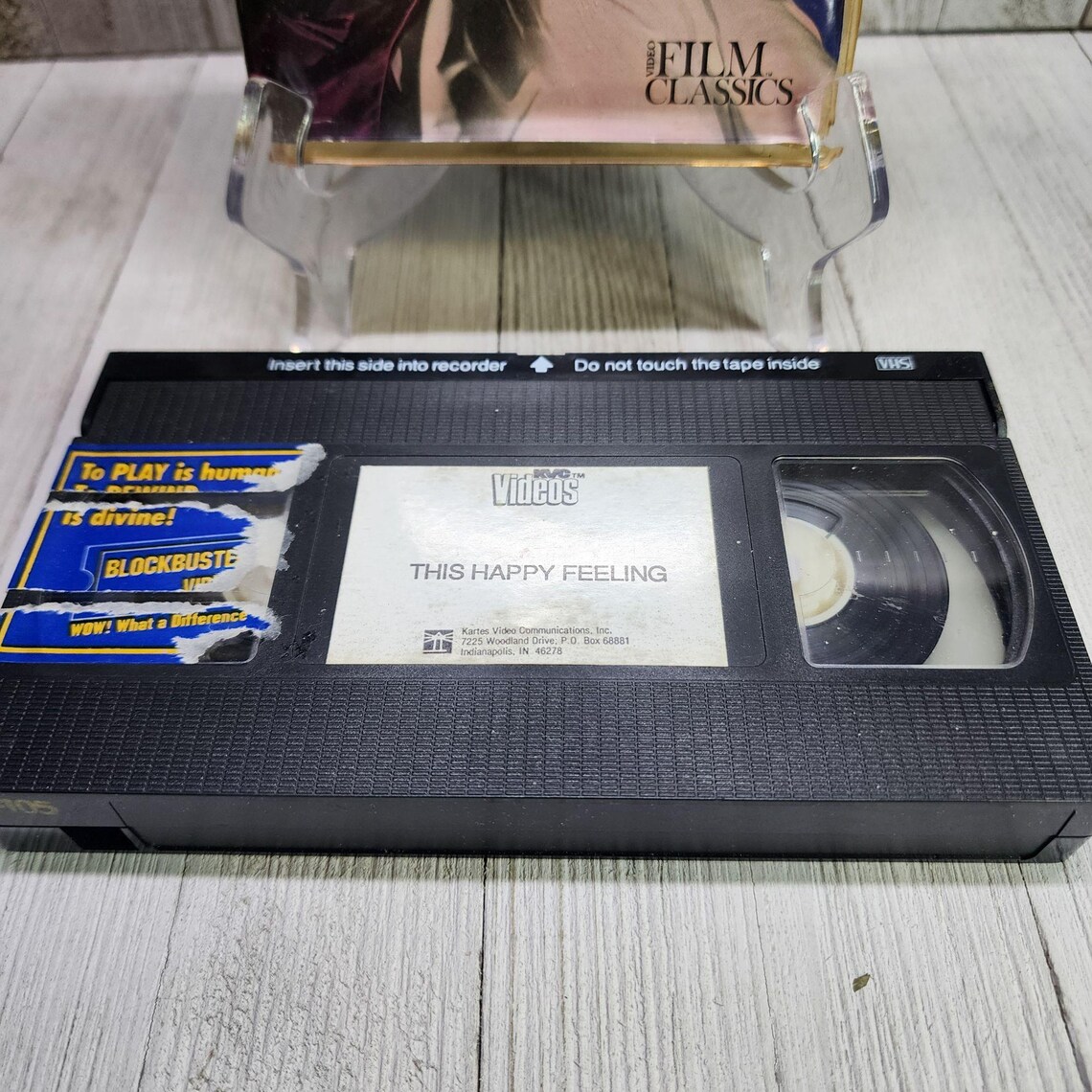 Vintage This Happy Feeling VHS Tape 1958 Debbie Reynolds Curt Jurgens ...