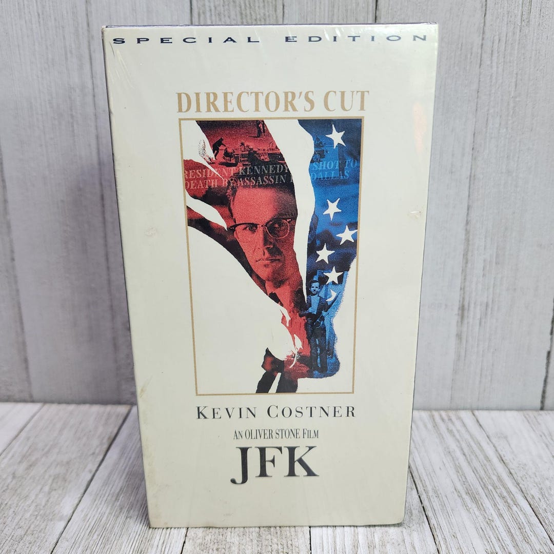 JFK Vhs Tape 1991 Kevin Costner Director's Cut Special Edition NEW ...