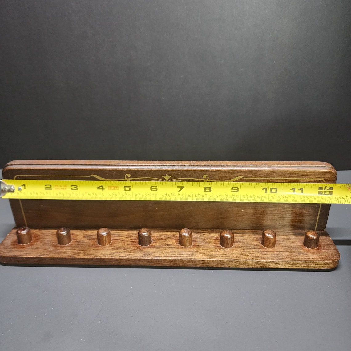 Vintage Wooden Thimble Display Wall Shelf Hanging Hold 8 Thimbles - Etsy