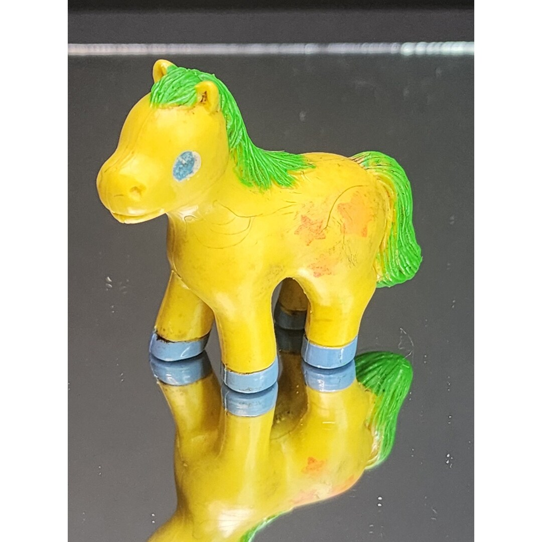 Vintage Soma Mini PVC Pony Yellow 90s Used Condition 2 Inches Tall - Etsy