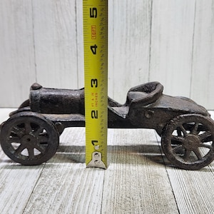 Vintage AC Williams Cast Iron Race Car Toy 7'' Long Black - Etsy