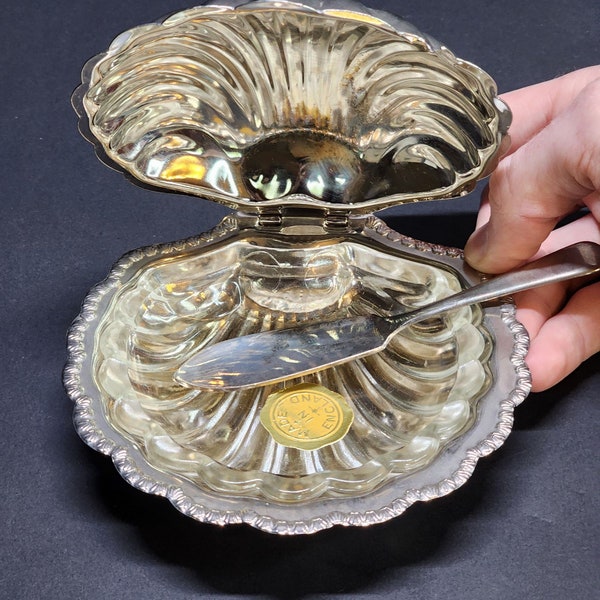 Silver Shell for Butter - Etsy