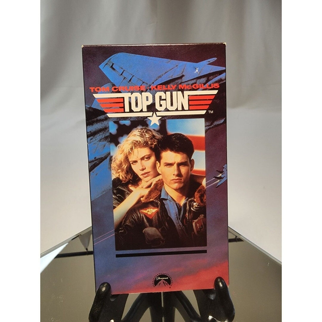 Vintage TOP GUN VHS Video Tape 1986 Tom Cruise Kelly Mcgillis - Etsy