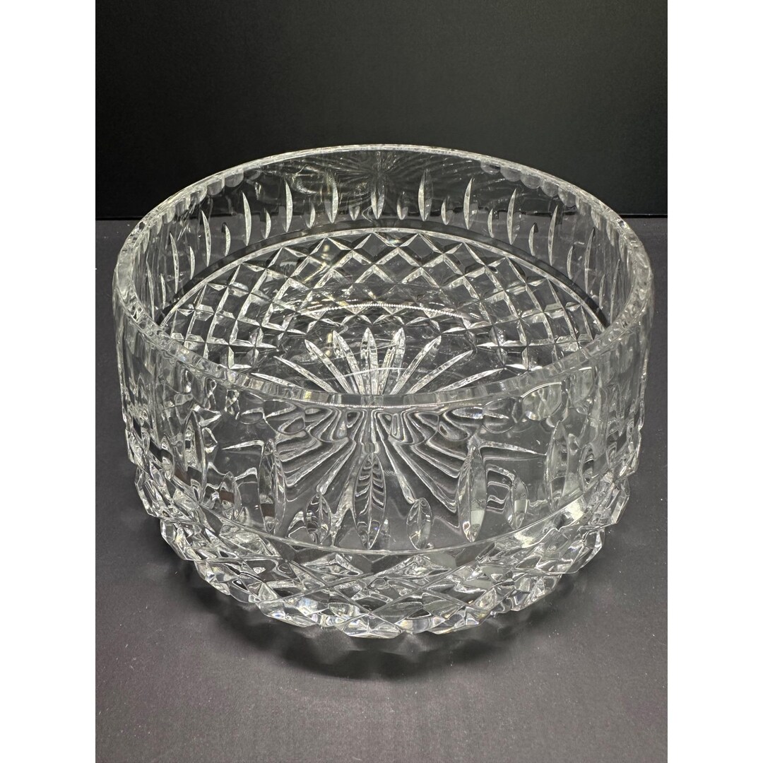 Vintage Lead Crystal Cut Glass Bowl Candy Dish 5.5'' Round Art Glass - Etsy