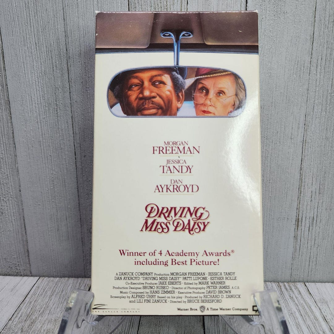Driving Miss Daisy VHS Tape 1989 - Morgan Freeman Jessica Tandy Vintage ...