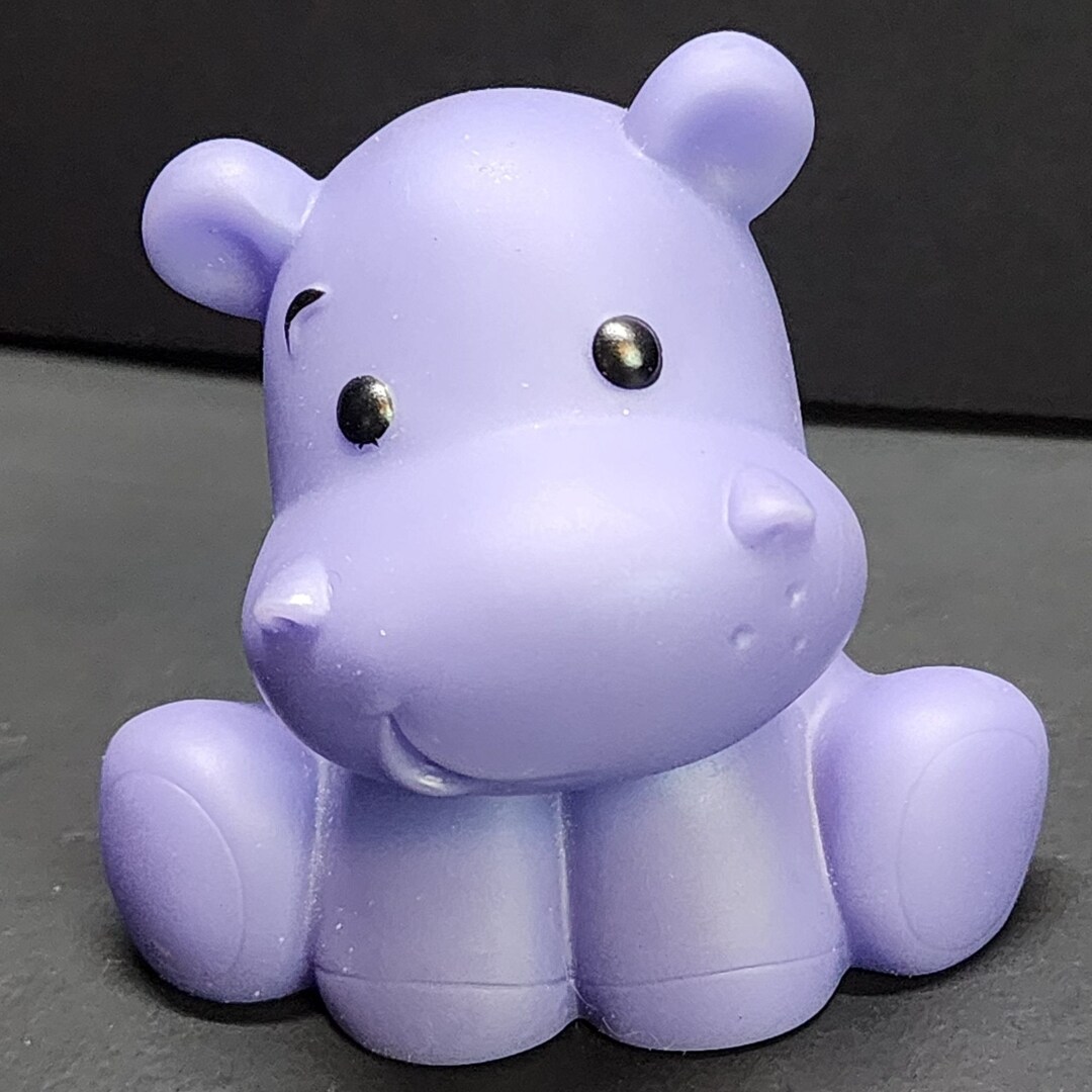 Infantino Tub Toys Purple Hippo Bath Toy Figure 3'' Tall - Etsy