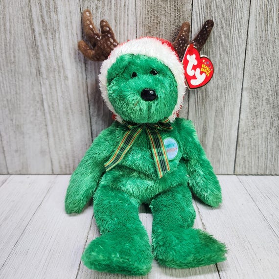 2002 holiday teddy beanie baby value store