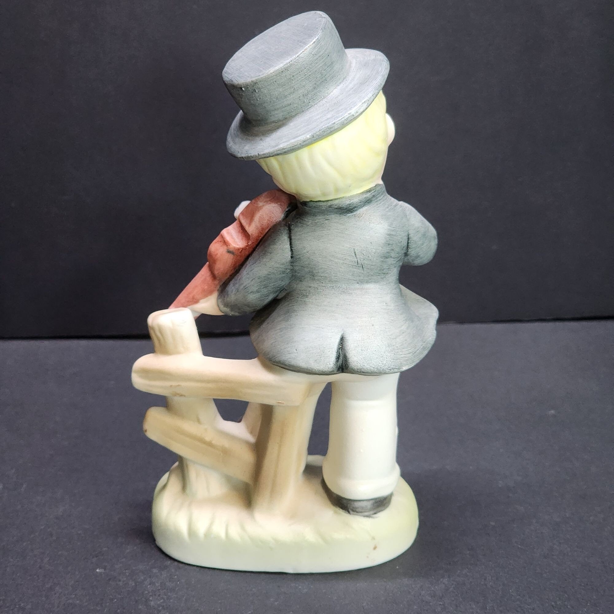 Vintage Goebel Hummel Little Fiddler Figurine Boy Playing Fiddle Violin ...