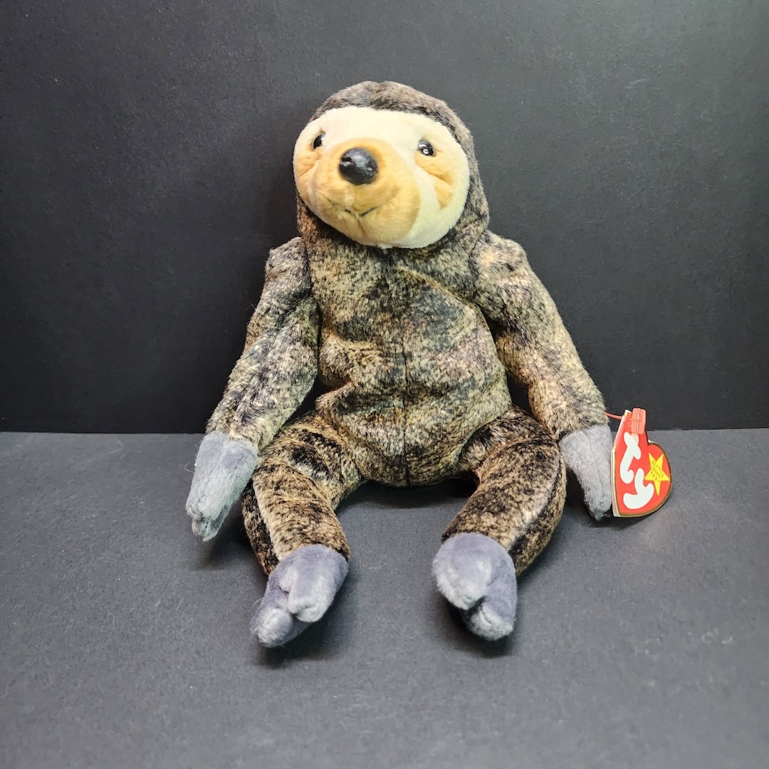 TY Beanie Baby Slowpoke the Sloth Plush Stuffed Animal Toy - Etsy
