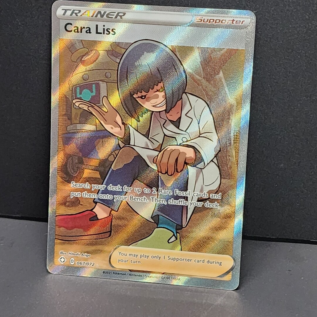 Cara Liss 067/072 Pokémon Shining Fates Trainer Full Art Ultra RARE ...