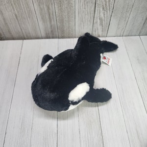 Ganz Webkinz Orca Whale Plush Stuffed Animal 9'' Black White Soft Toy No Code - Etsy