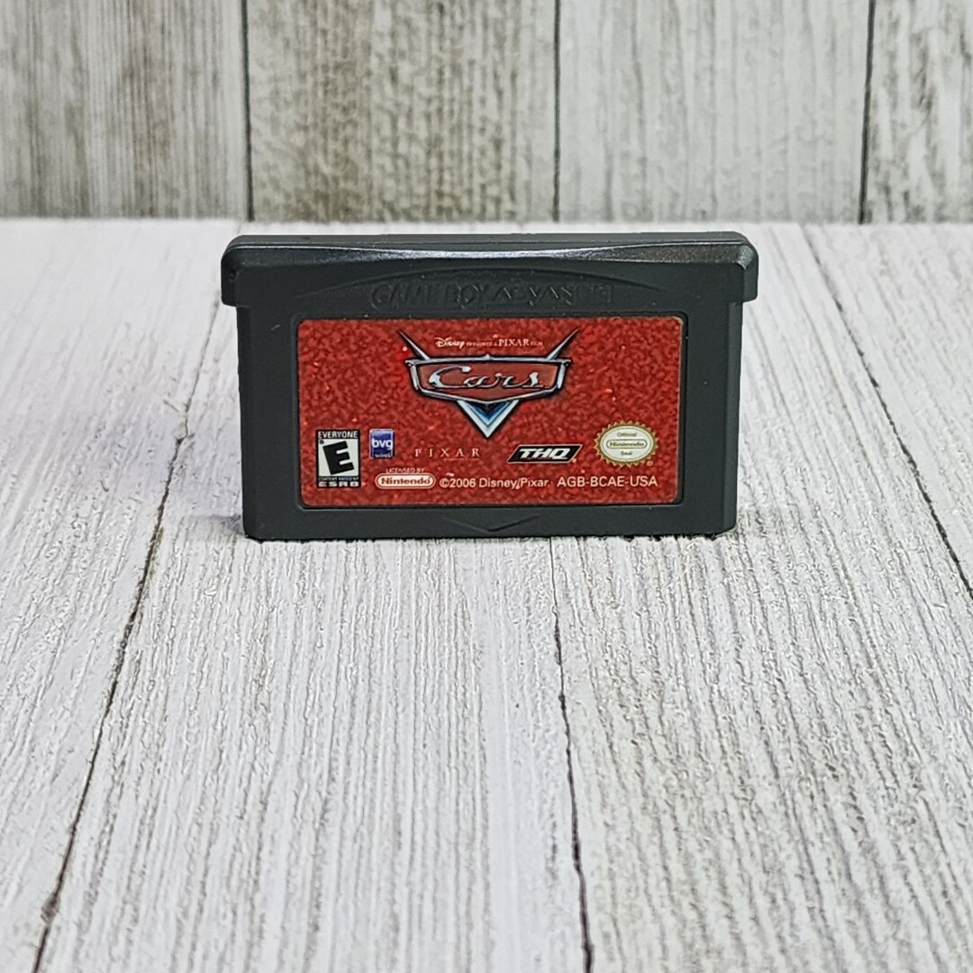 CARS Nintendo Game Boy Advance GBA - Cartridge Only - Etsy
