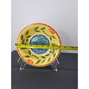 Salute Ceramics Tuscan Fruit Bowls and Dinner Salad Plates SET - Etsy