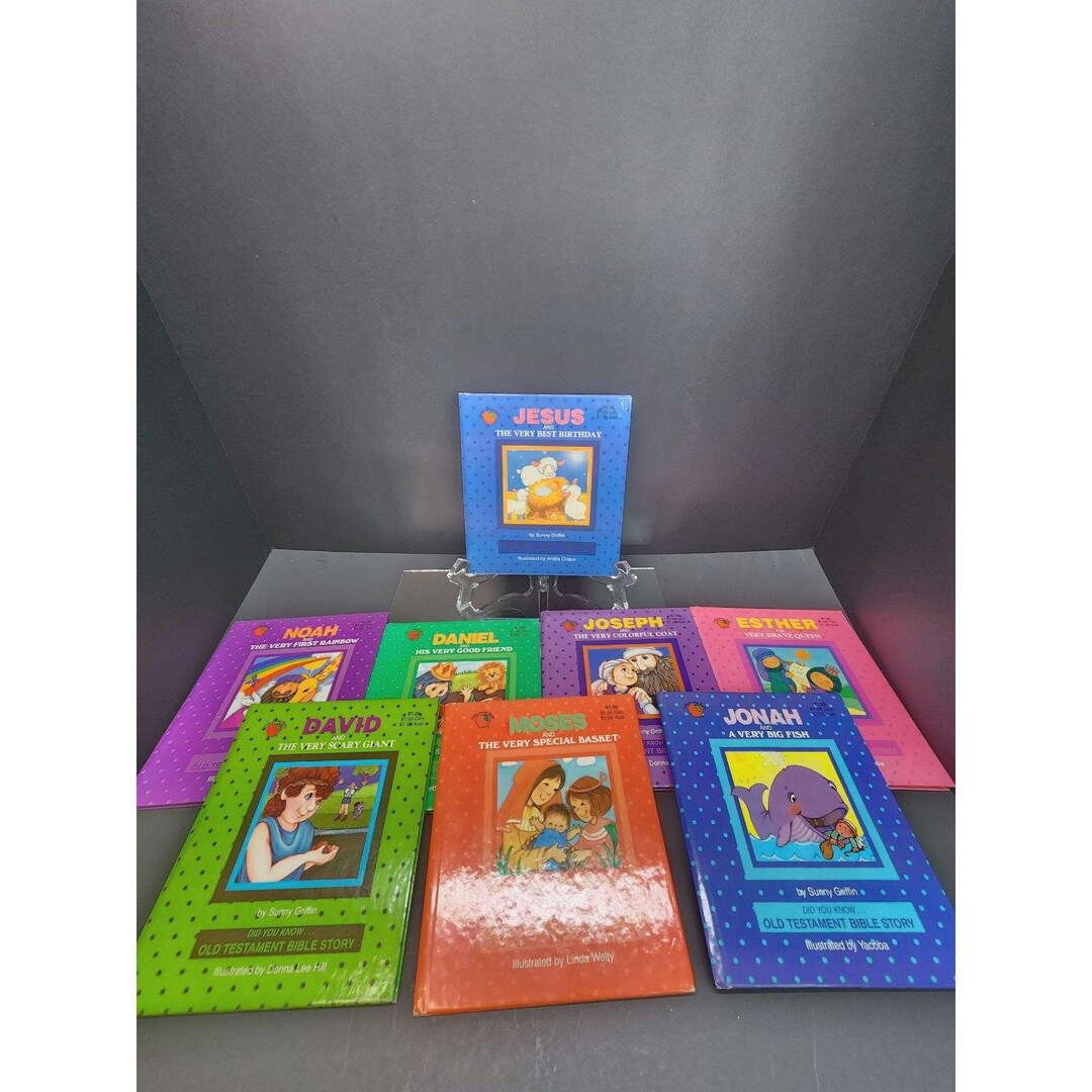 Lot of 8 Little Landoll Books Jesus Mary David Jonah Old Testament ...