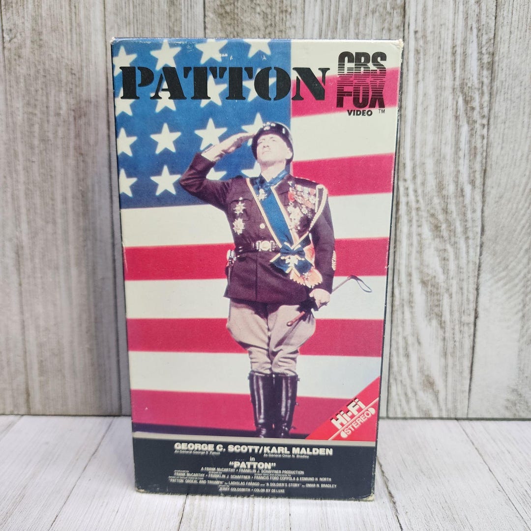 Vintage Patton VHS Tape 1969 - George Scott Karl Malden - Etsy
