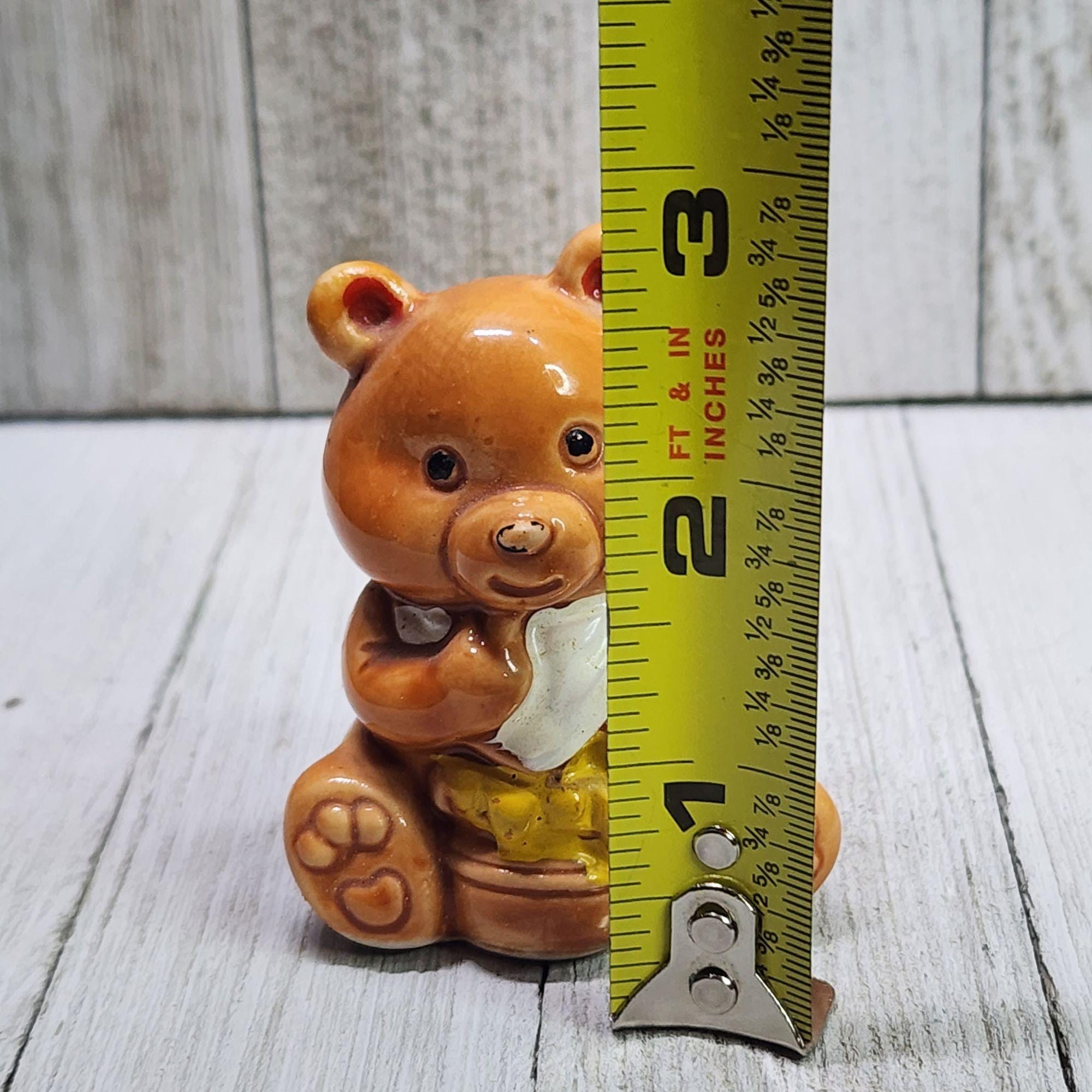 Vintage Teddy Bear Cub Toothpick Holder Ceramic Glazed 3'' JAPAN - Etsy