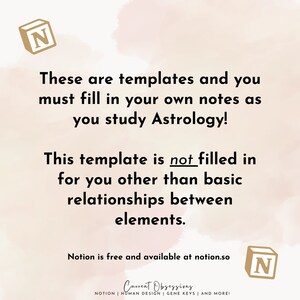 All Things Astrology Notion Dashboard - Etsy