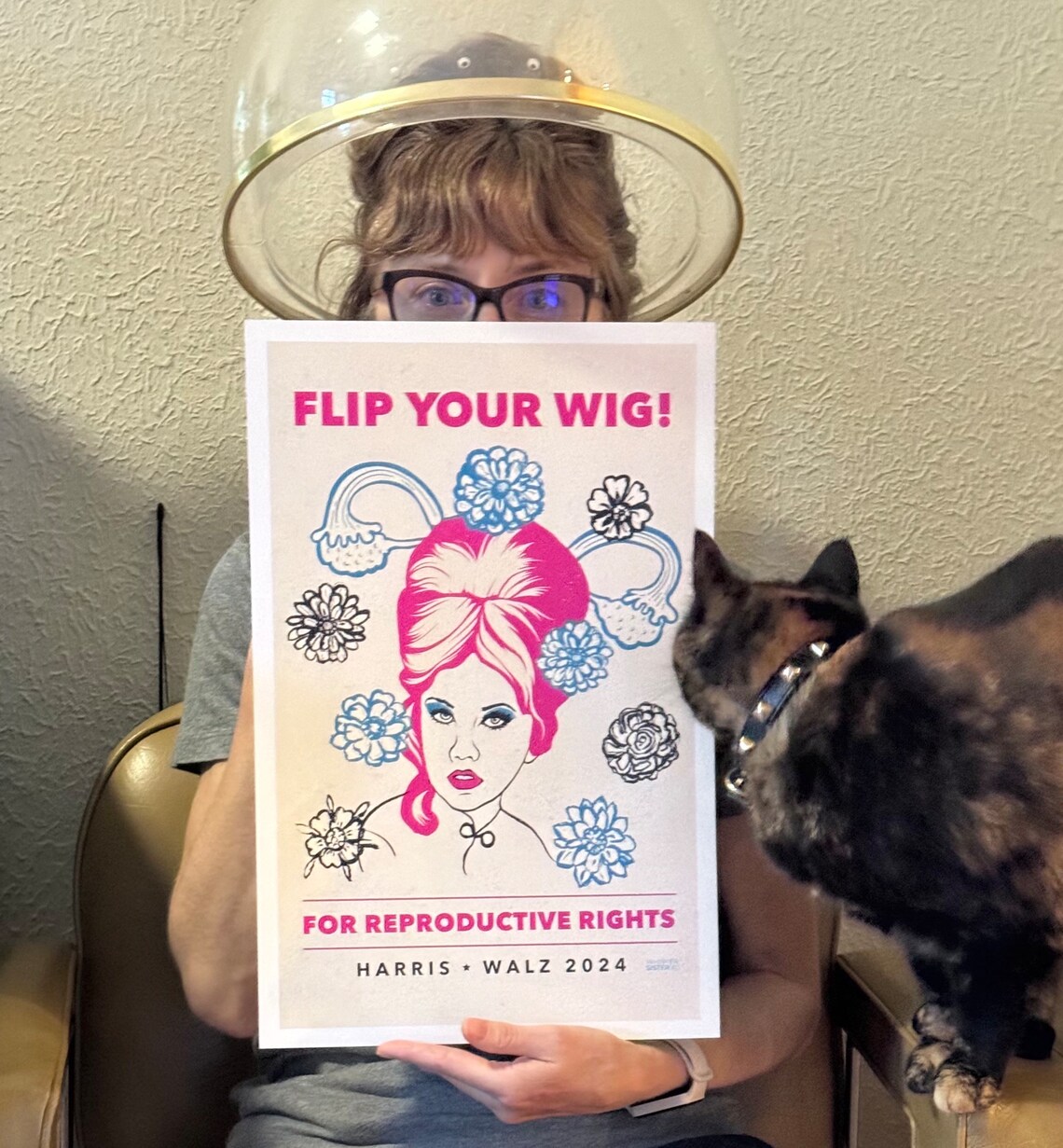 Flip Your Wig for Reproductive Rights Poster - Etsy