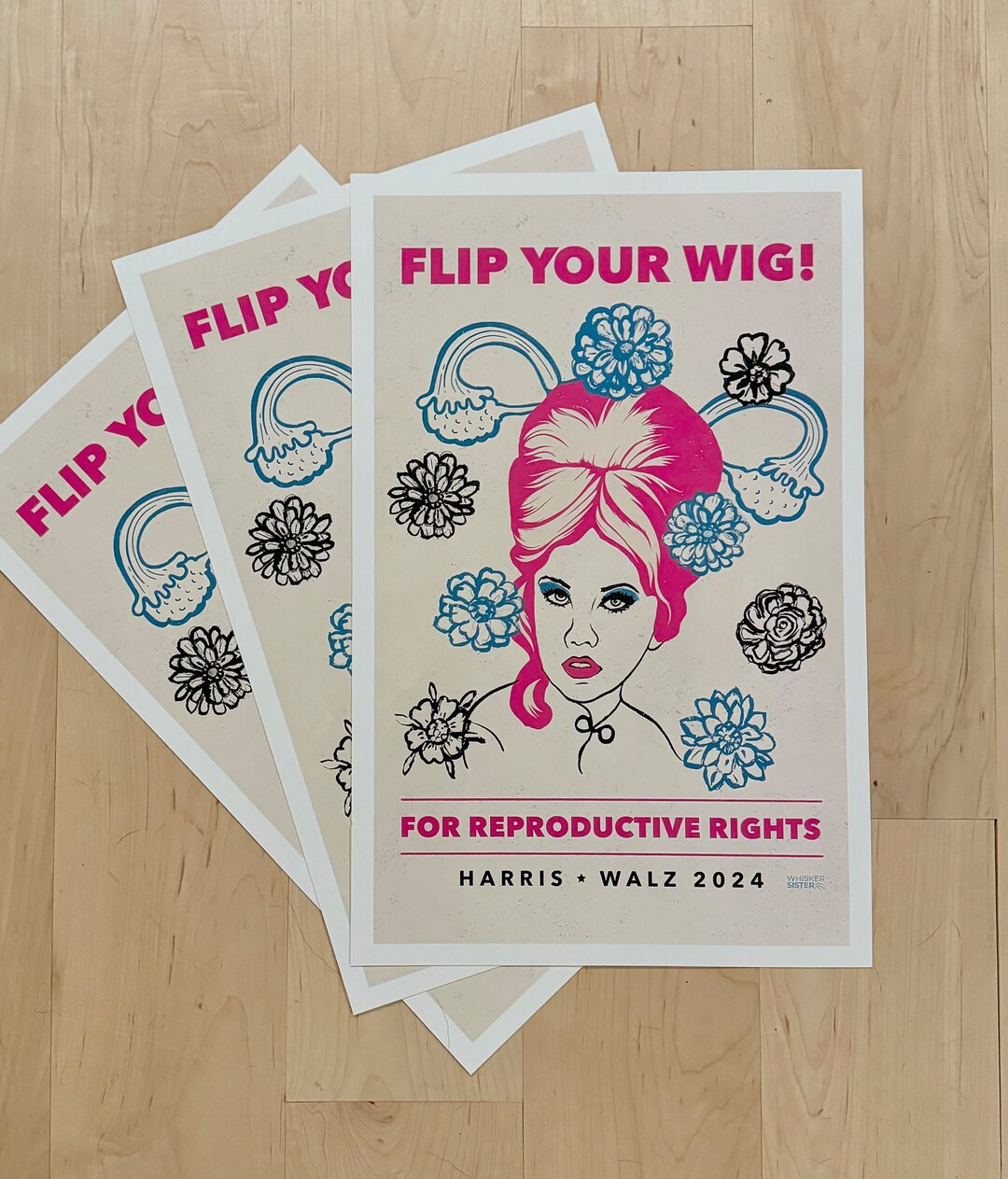 Flip Your Wig for Reproductive Rights Poster - Etsy