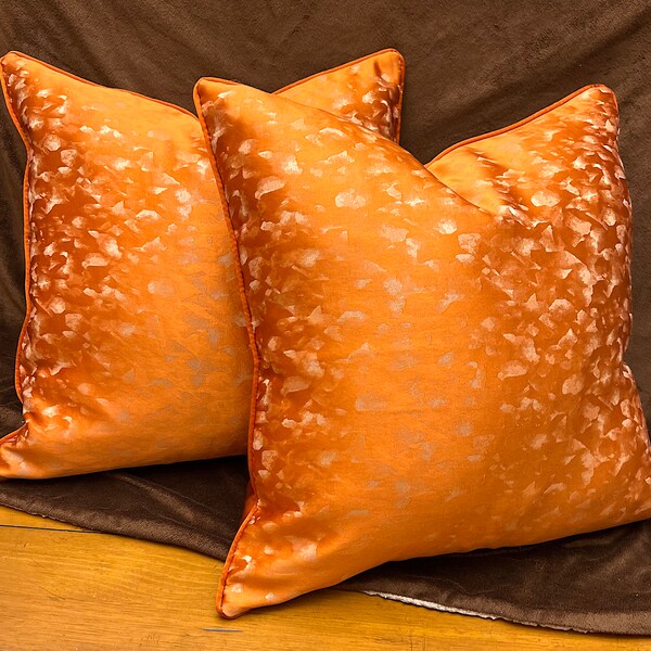 Orange Throw Pillow - Etsy