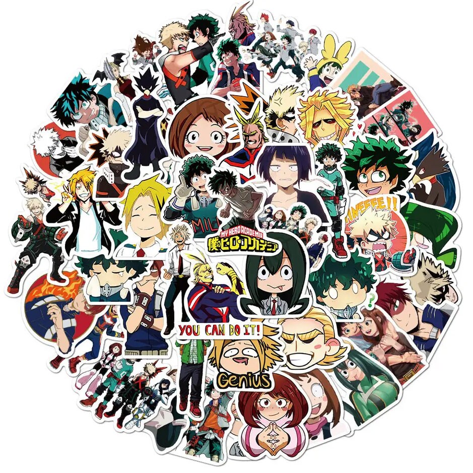 MHA Mystery Stickers Packs - Etsy