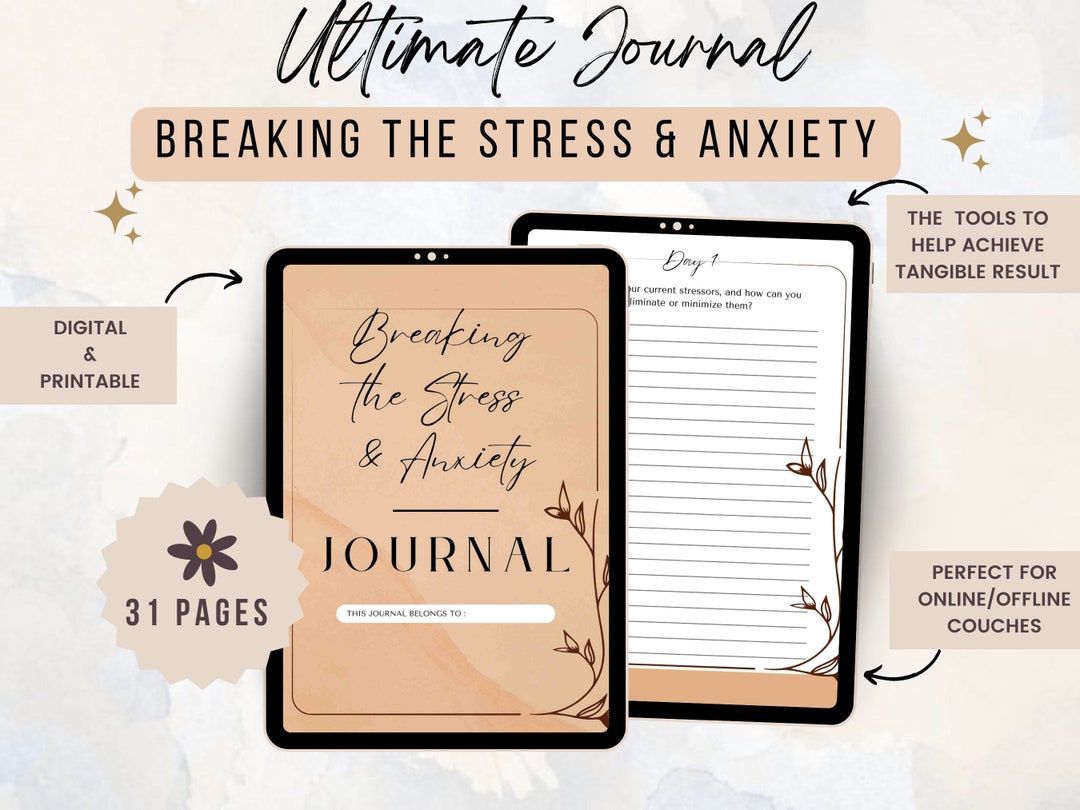 Stress and Anxiety Journal Done for You Life Coaching Tools, Coach ...