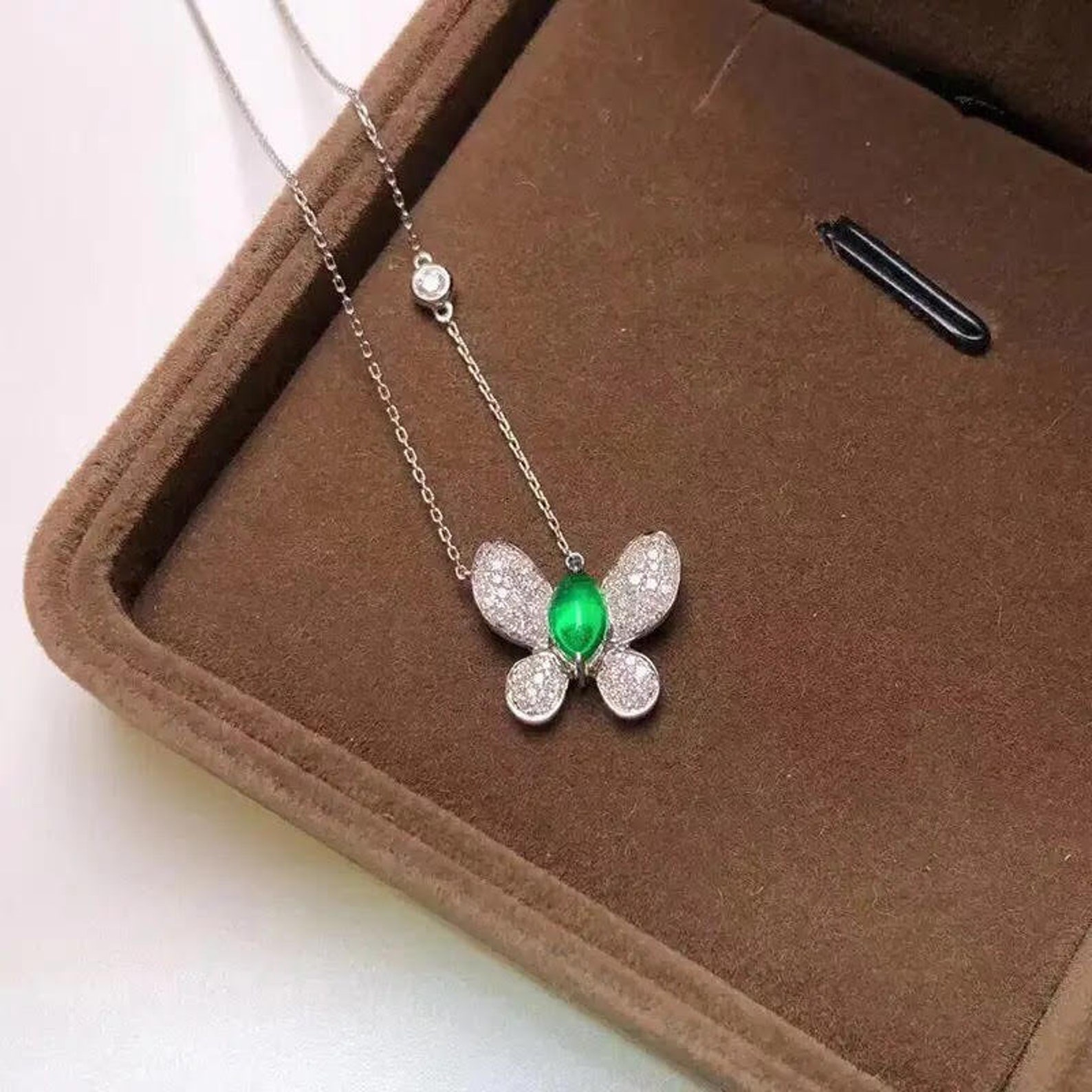 Minimalist Delicate Sterling Silver Butterfly-shaped Necklace - Etsy Canada