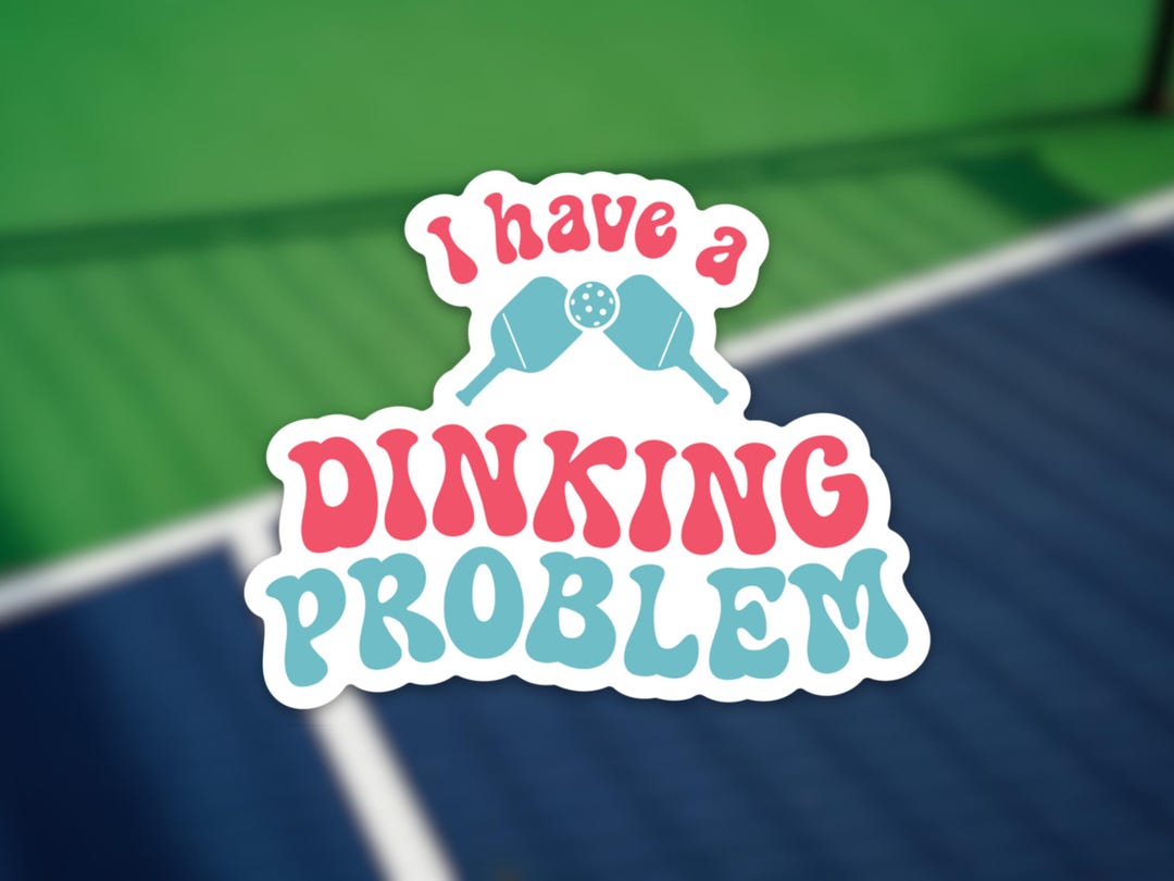 Pickleball Sticker, Vinyl Sticker, Waterproof Sticker, High Quality ...