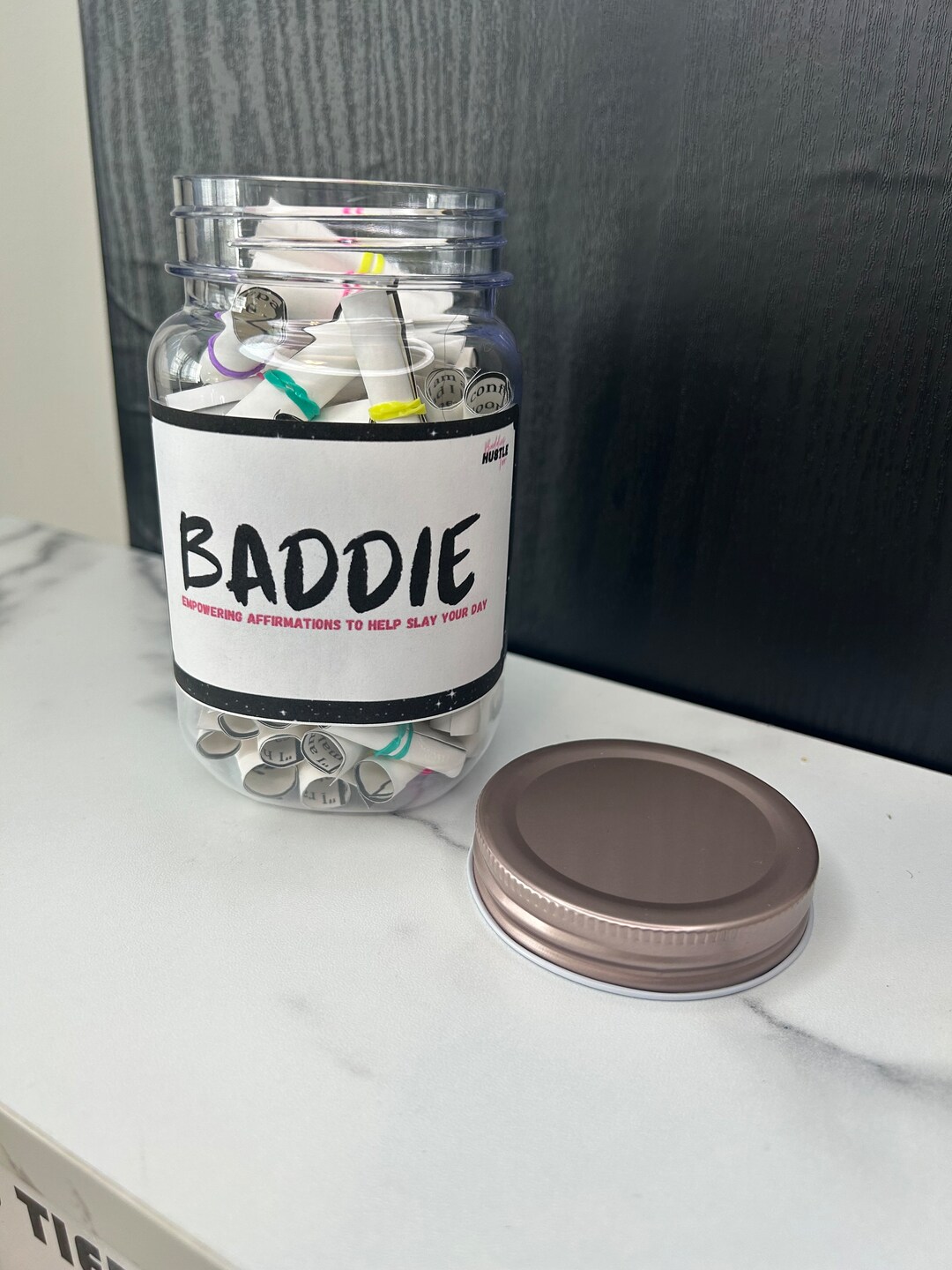Daily Affirmation Jar for Baddies. Positive Quotes for Women - Etsy