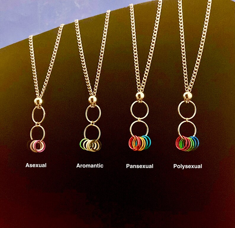 LGBTQ Pride O Ring Necklace,steel LGBTQ Freedom Ring Unisex Necklace ...