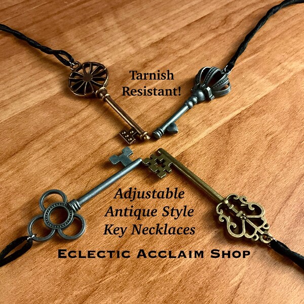Key Necklace - Etsy