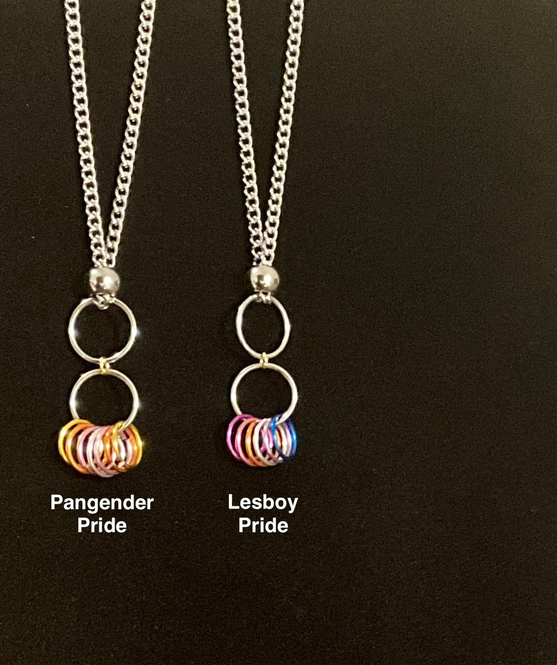LGBTQ Pride O Ring Necklace,steel LGBTQ Freedom Ring Unisex Necklace ...