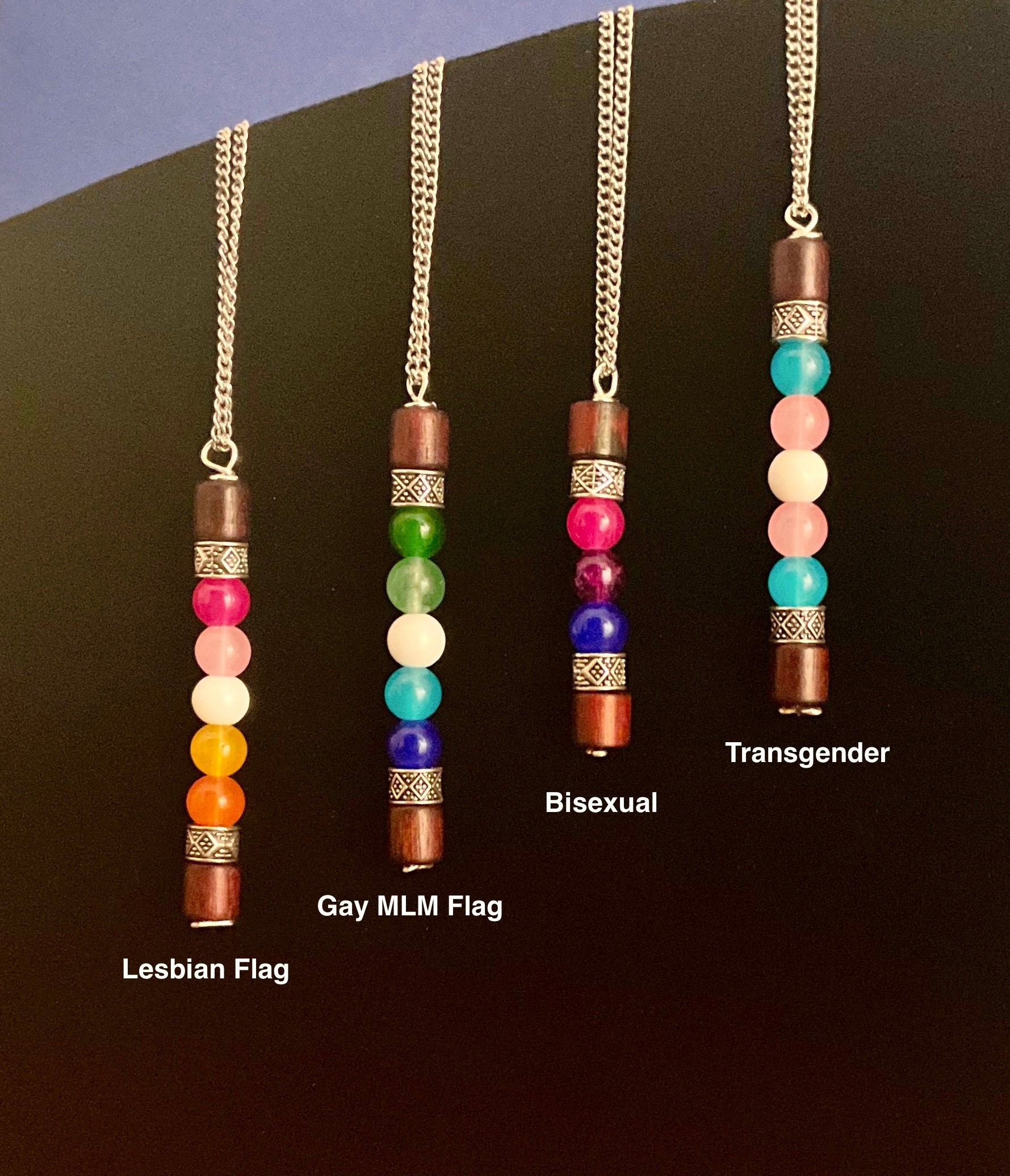 LGBTQ Pride Necklace,pride Flag Jewelry,pride Bar Necklace,lgbtq ...