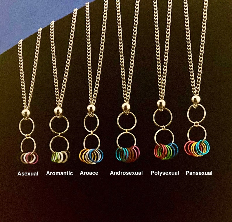 LGBTQ Pride O Ring Necklace,steel LGBTQ Freedom Ring Unisex Necklace ...