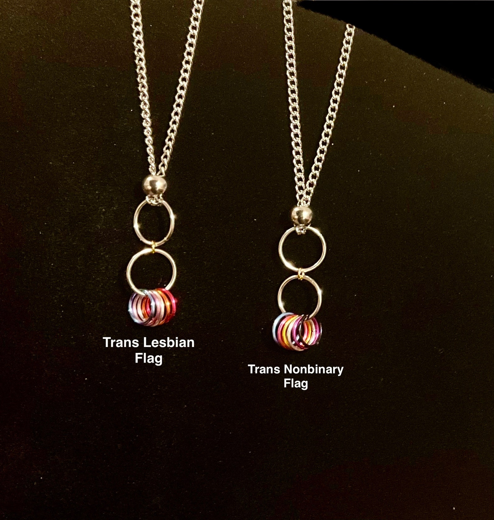 LGBTQ Pride O Ring Necklace,steel LGBTQ Freedom Ring Unisex Necklace ...