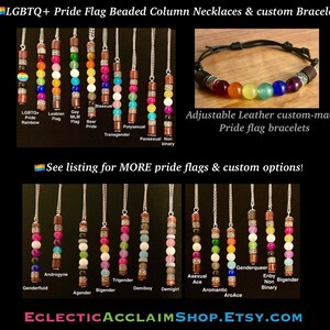 LGBTQ Pride Necklace,pride Flag Jewelry,pride Bar Necklace,lgbtq ...