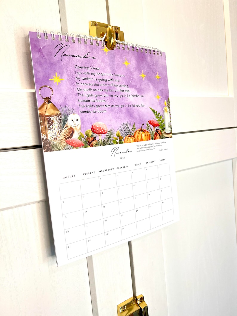 Waldorf Watercolors: A Timeless Calendar to Inspire Joy - Etsy