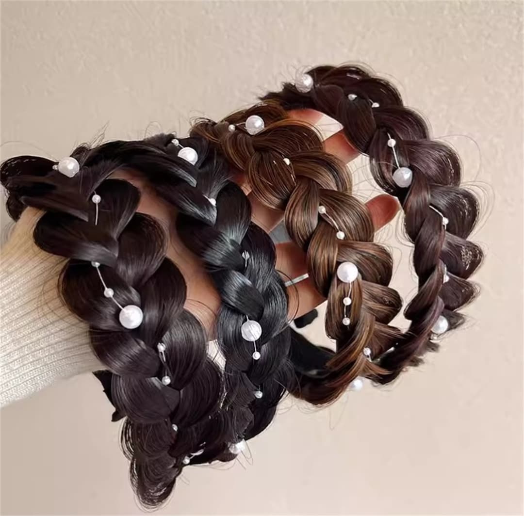 Braid Headband Artificial Hair Homemade Headwear Design - Etsy