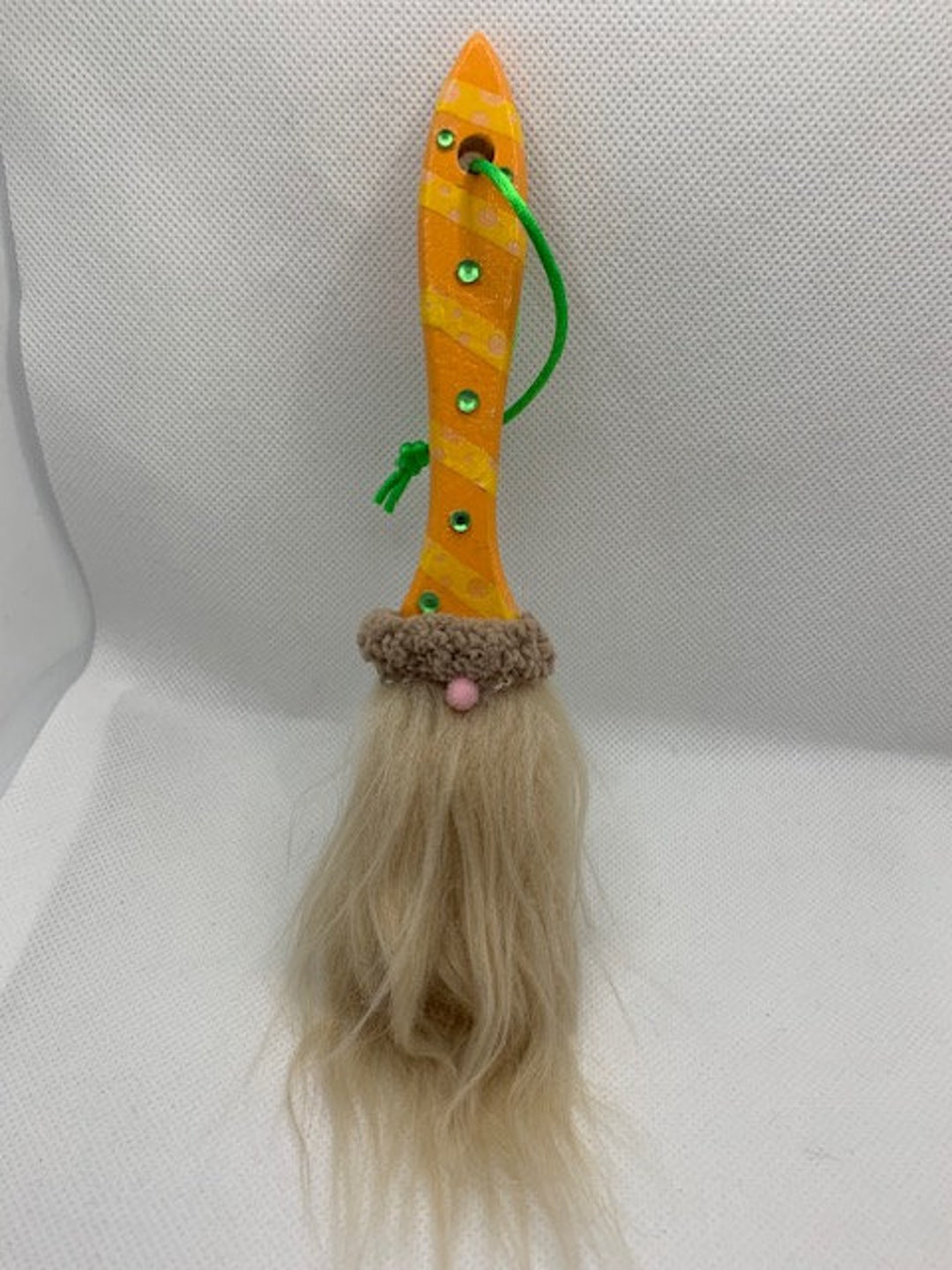 Spring or Summer Gnome, Handmade Gnome, Paintbrush Gnome, Tier Tray ...