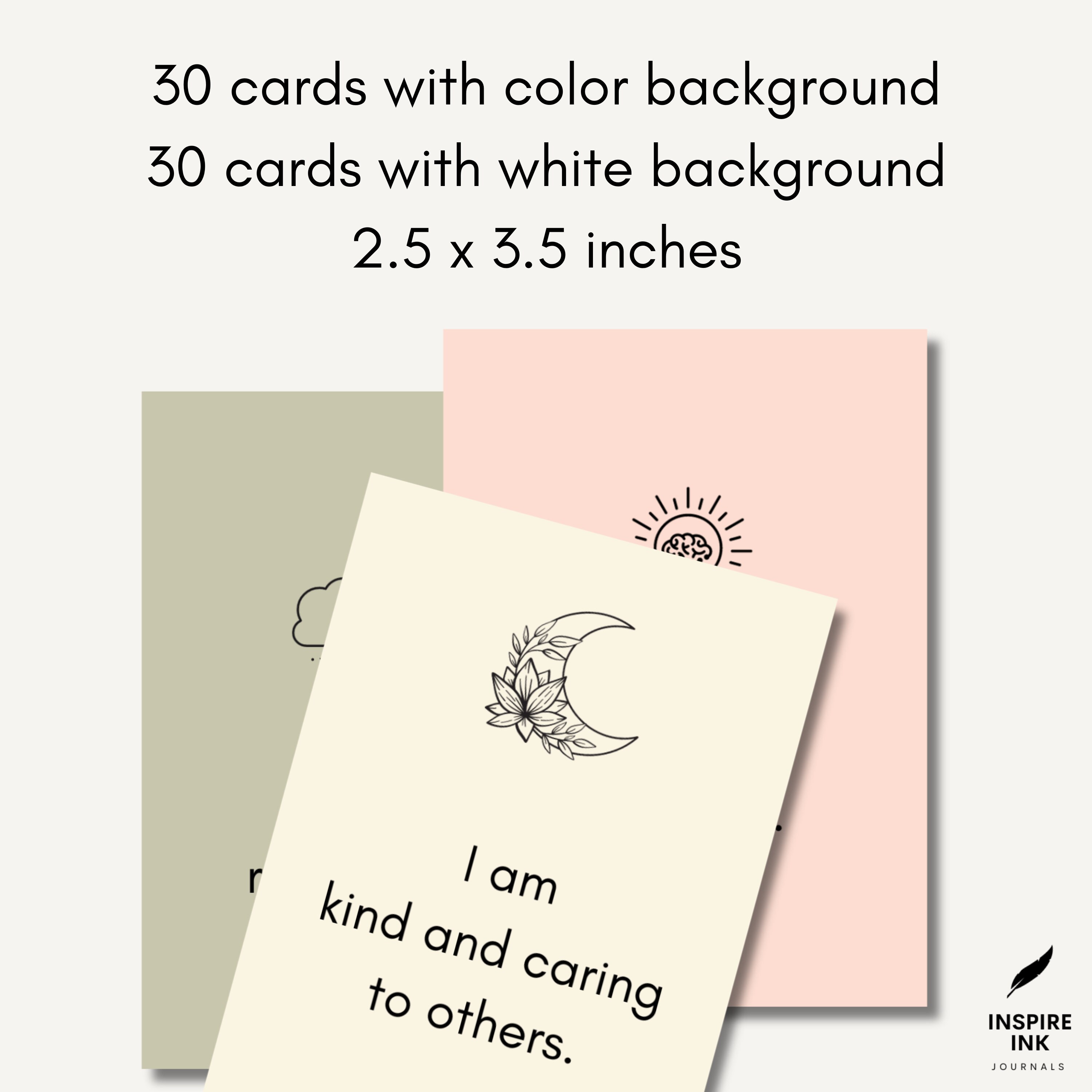 Printable Affirmation Cards for Kids | Mindfulness Cards | Positive ...
