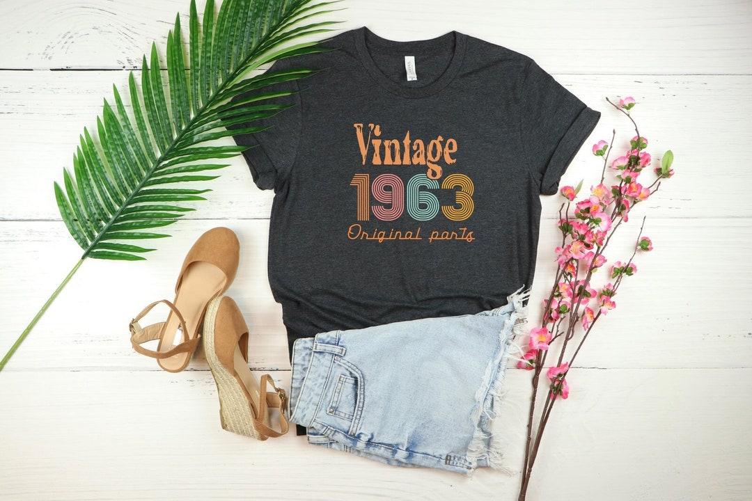 60th Birthday Shirt 1963 Well Aged Shirt Vintage 1963 - Etsy