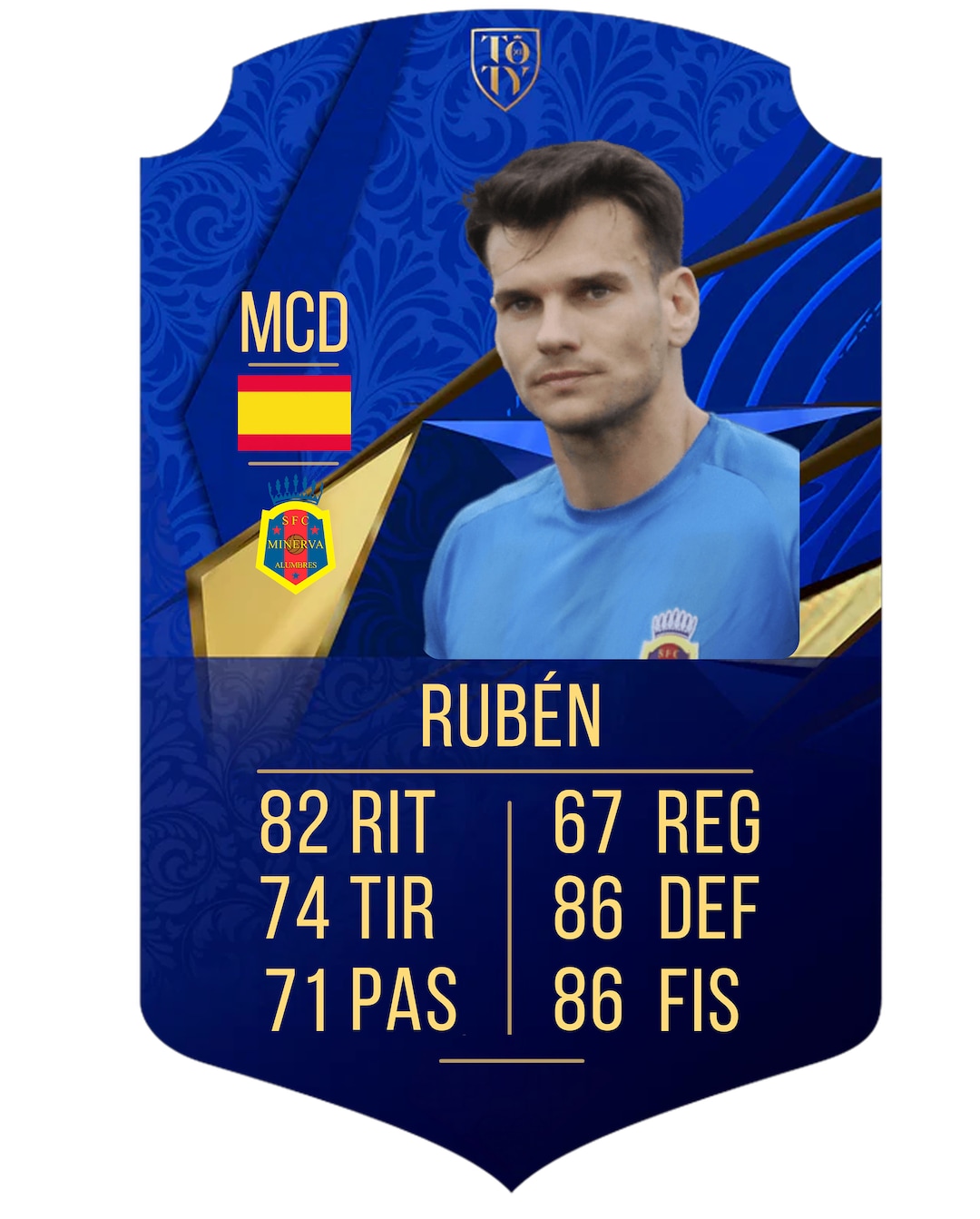 Template for CANVA. Soccer Letter. Fifa Ultimate TOTY Style 4 - Etsy